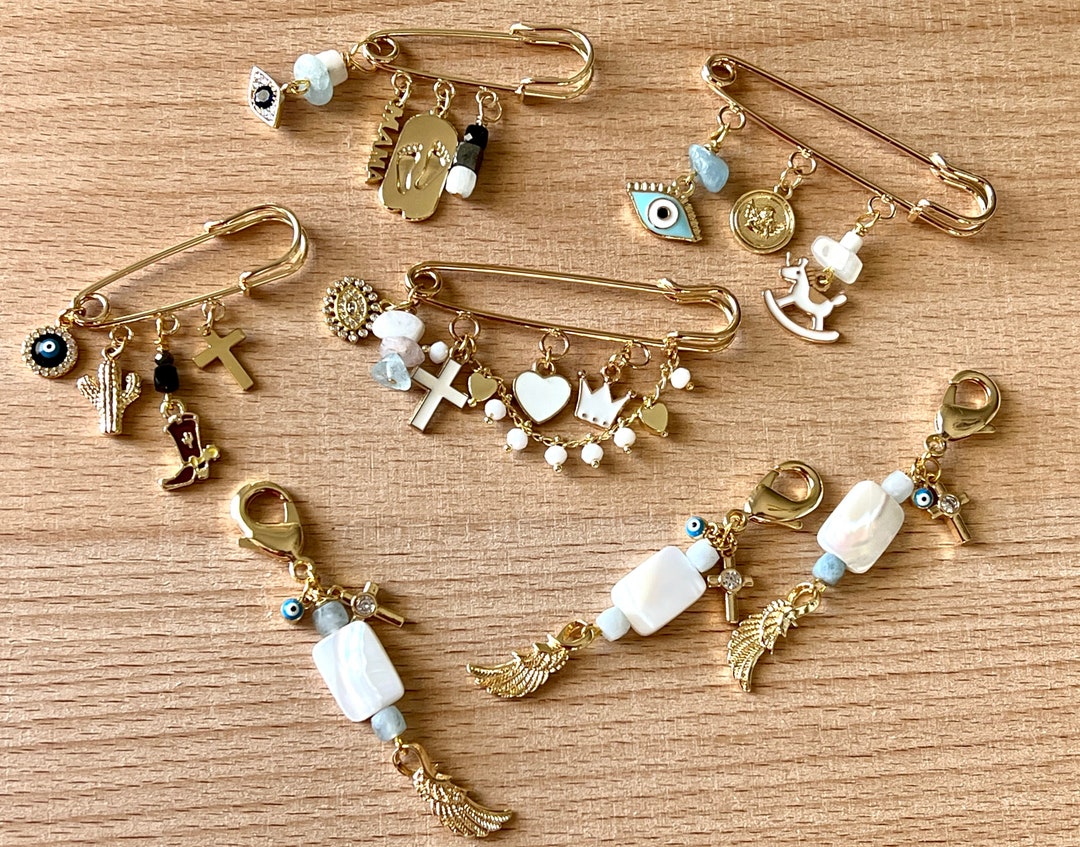 Baby Pregnancy Protection Pin | Diaper Bag Charm | Keychain | Seguro De ...