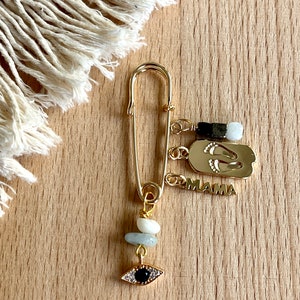 Baby Pregnancy Protection Pin | Diaper Bag Charm | Keychain | Seguro De ...