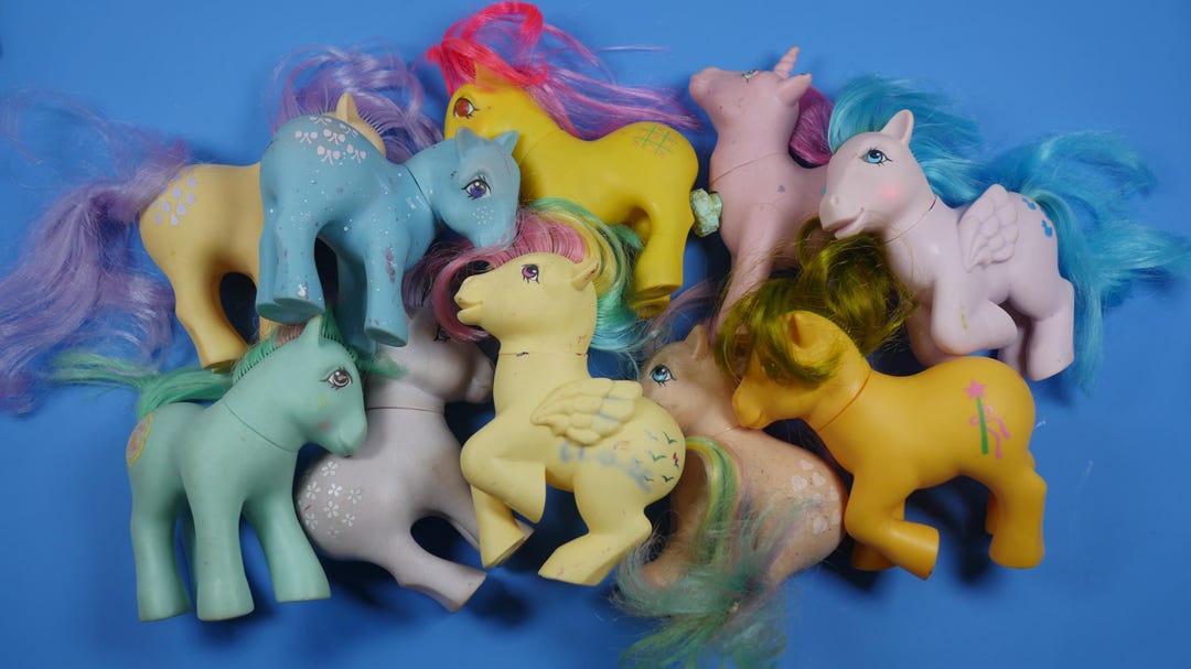 Pick & Choose My Little Pony restore / Repair Bait TLC Vintage MLP G1 ...