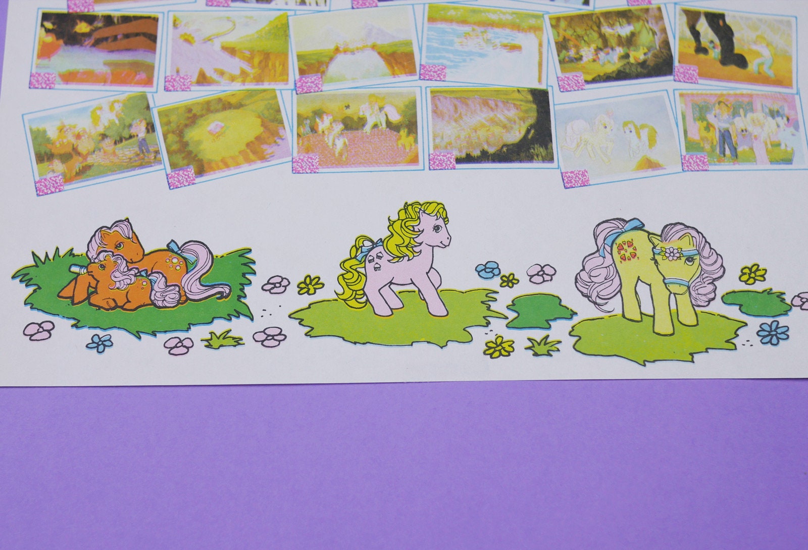 My Little Pony Vintage 1980s Poster Argentina (mi Pequeño Pony) Sticker ...