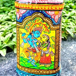 Hand Painted Bottle Art, Handpainted Bottle Art, Pattachitra Bottle Art ...
