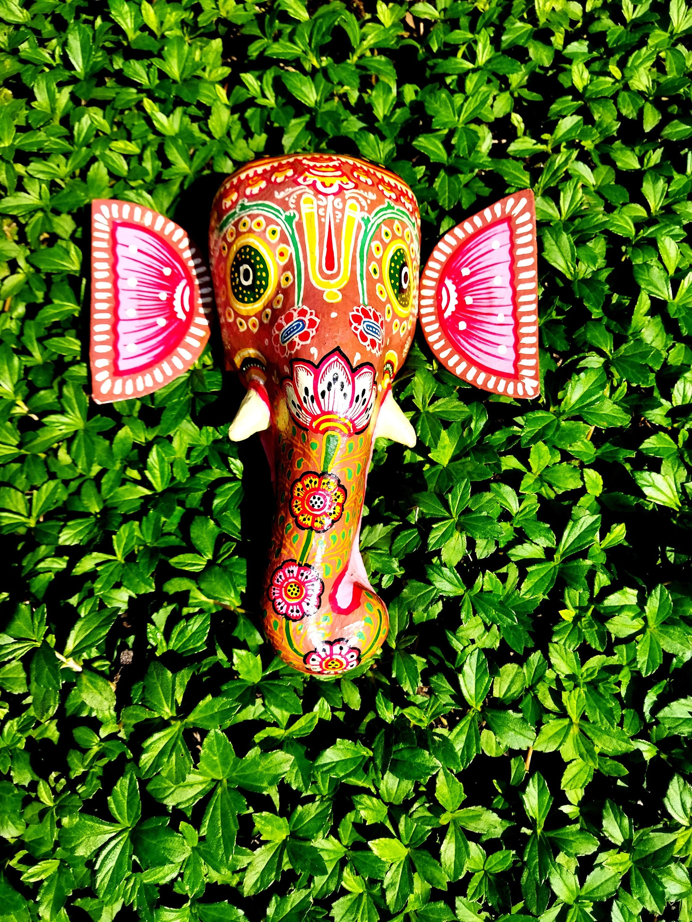 Paper Mache Elephant Mask