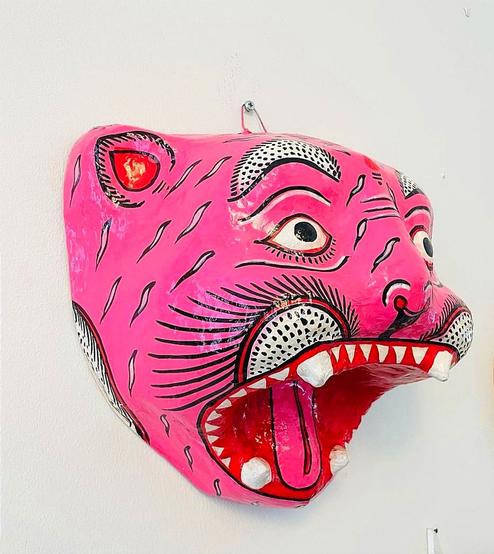 Tiger Mask| Bengal Tiger Mask| Jungle Decor Tiger Mask, Handmade Mask ...