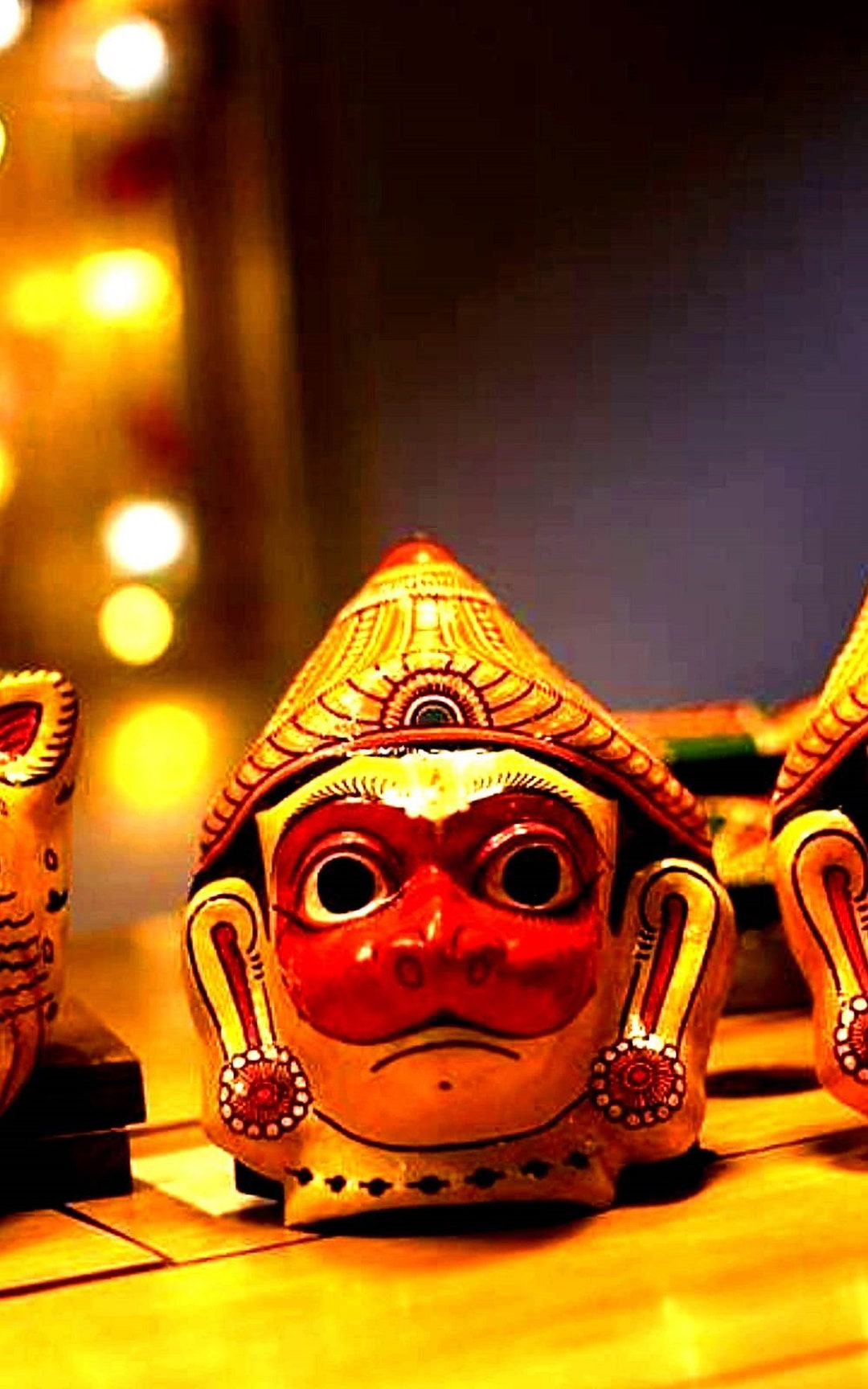 Hanuman Mask/monkey Mask\ Papier Mache Smiley Mask\ Lord Hanuman ...