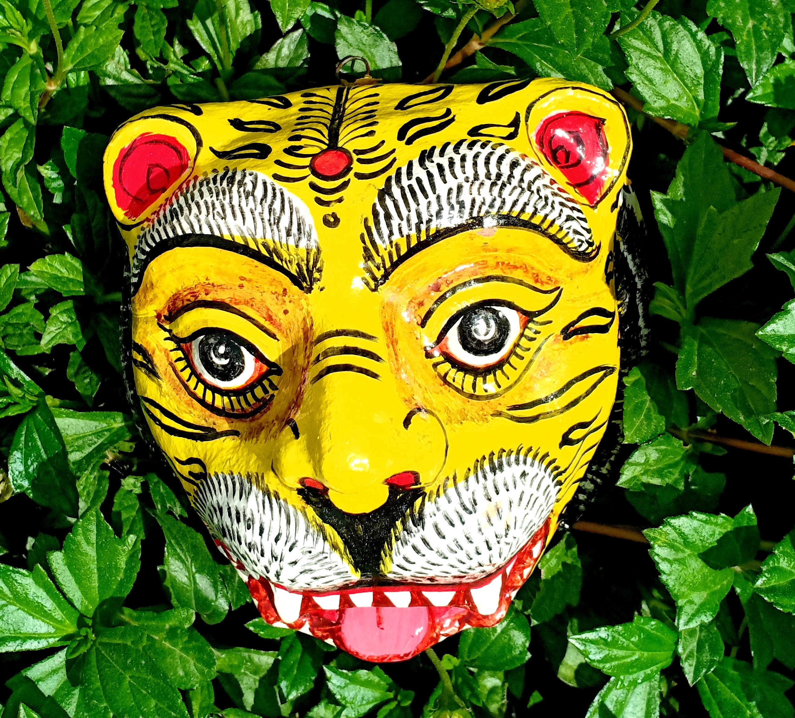Tiger Mask Bengal Tiger Mask Jungle Decor Tiger Mask - Etsy