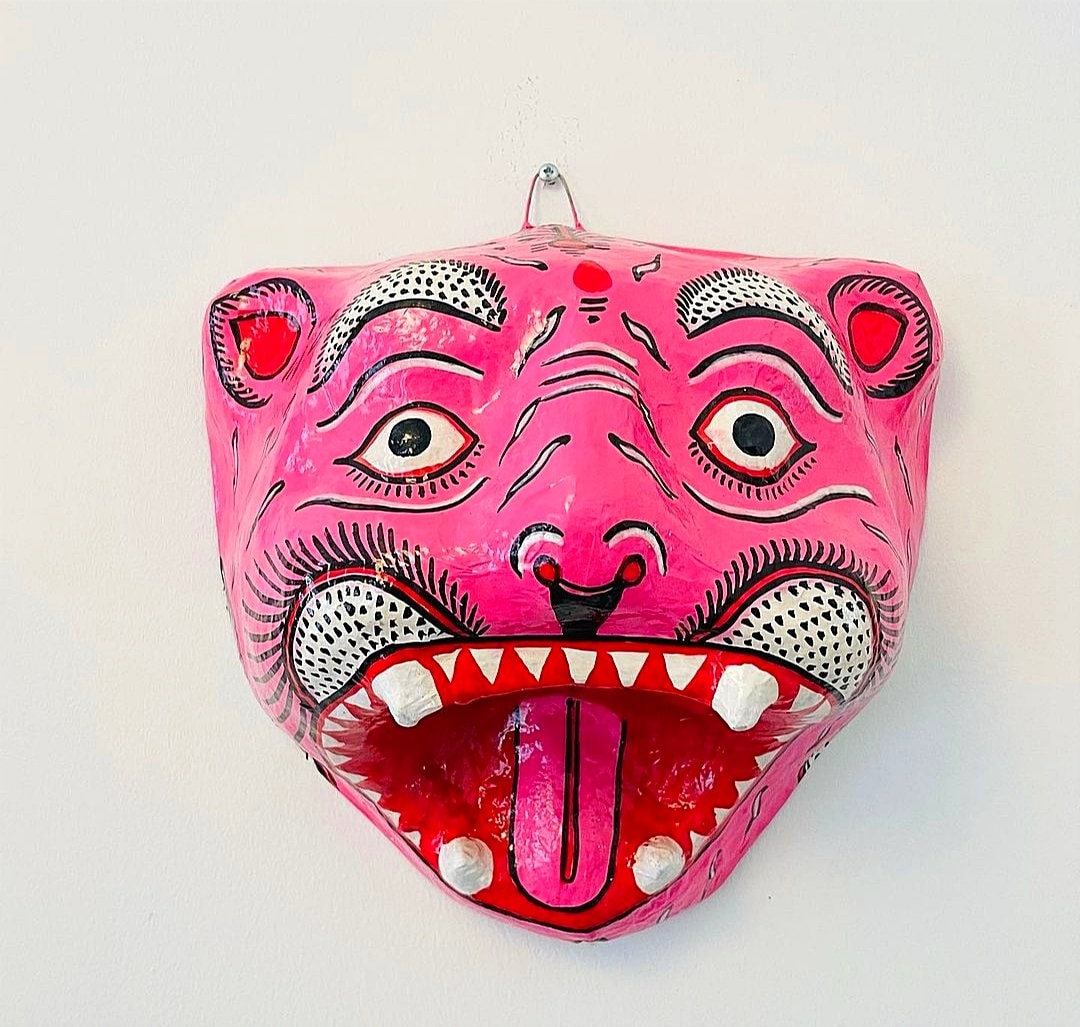 Tiger Mask| Bengal Tiger Mask| Jungle Decor Tiger Mask, Handmade Mask ...