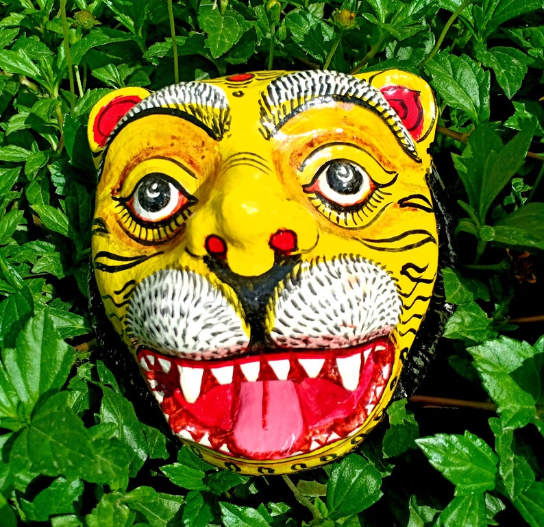 Tiger Mask Bengal Tiger Mask Jungle Decor Tiger Mask - Etsy