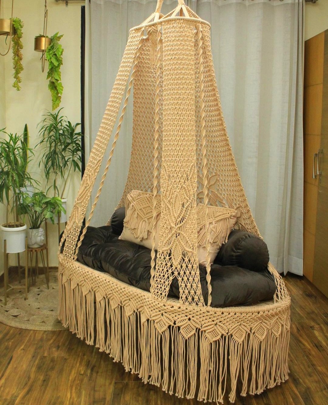 Macrame Double Seated Swing Chair Macrame Hanging Chair - Etsy