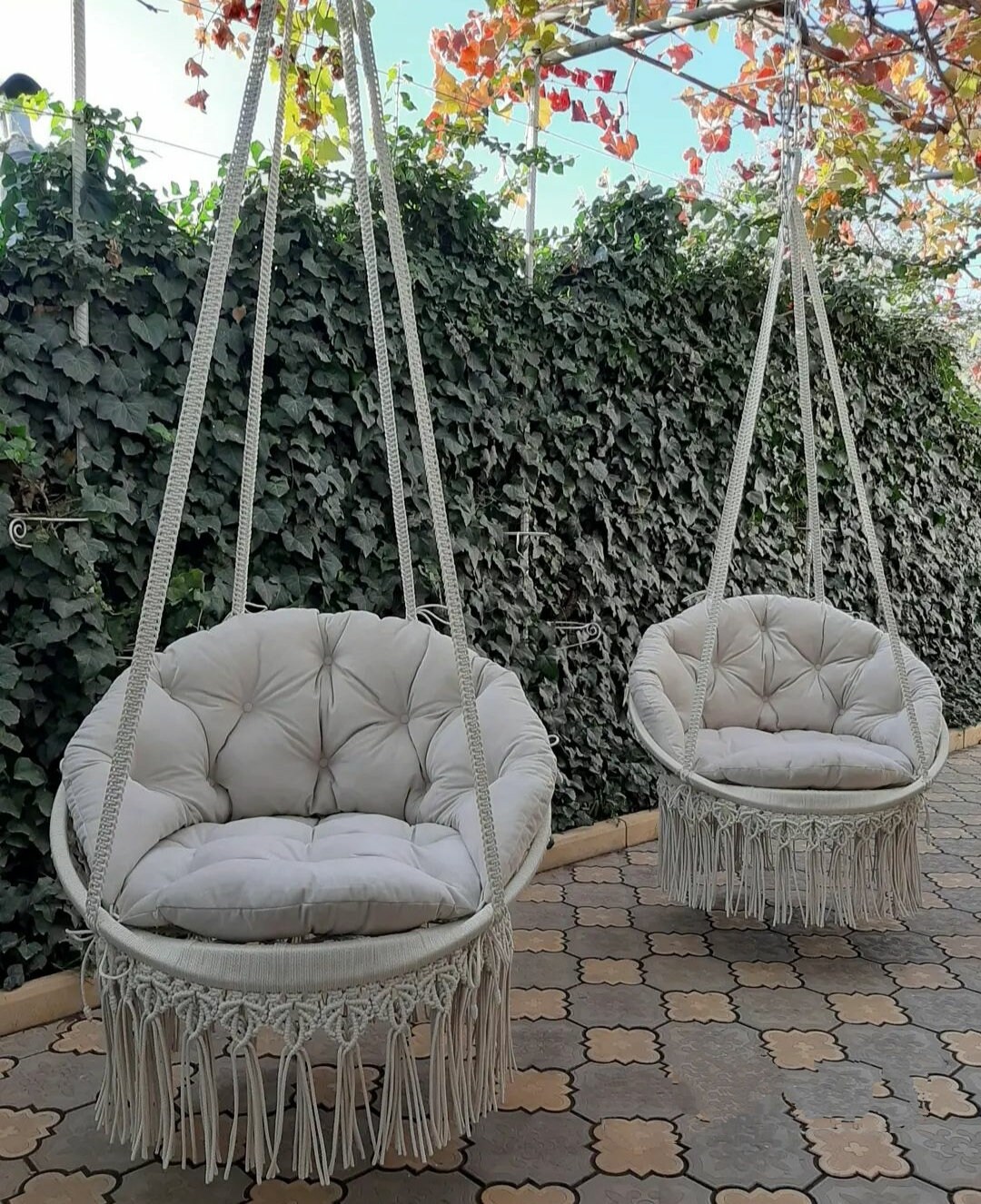 Macrame Swing Chair, Macrame Swing Chair, Macrame Handmade Swing ...