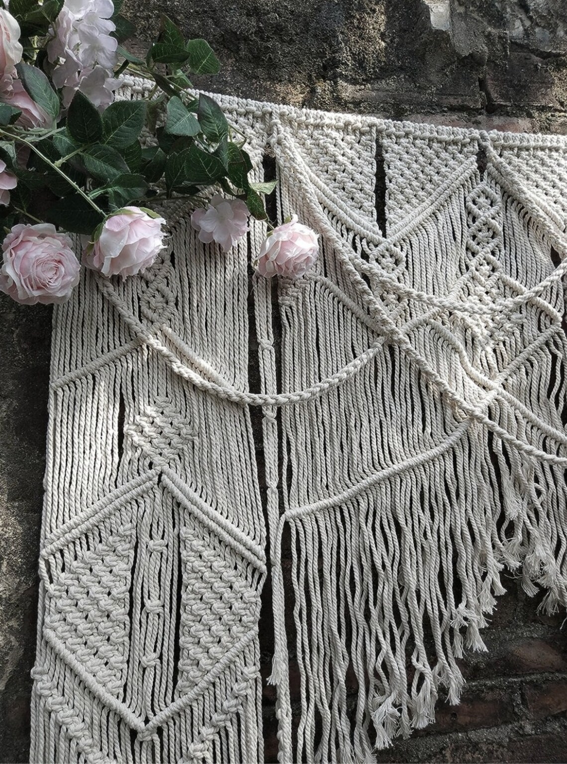 Handmade Macrame Wedding Backdrop Macrame Wedding Arbor - Etsy