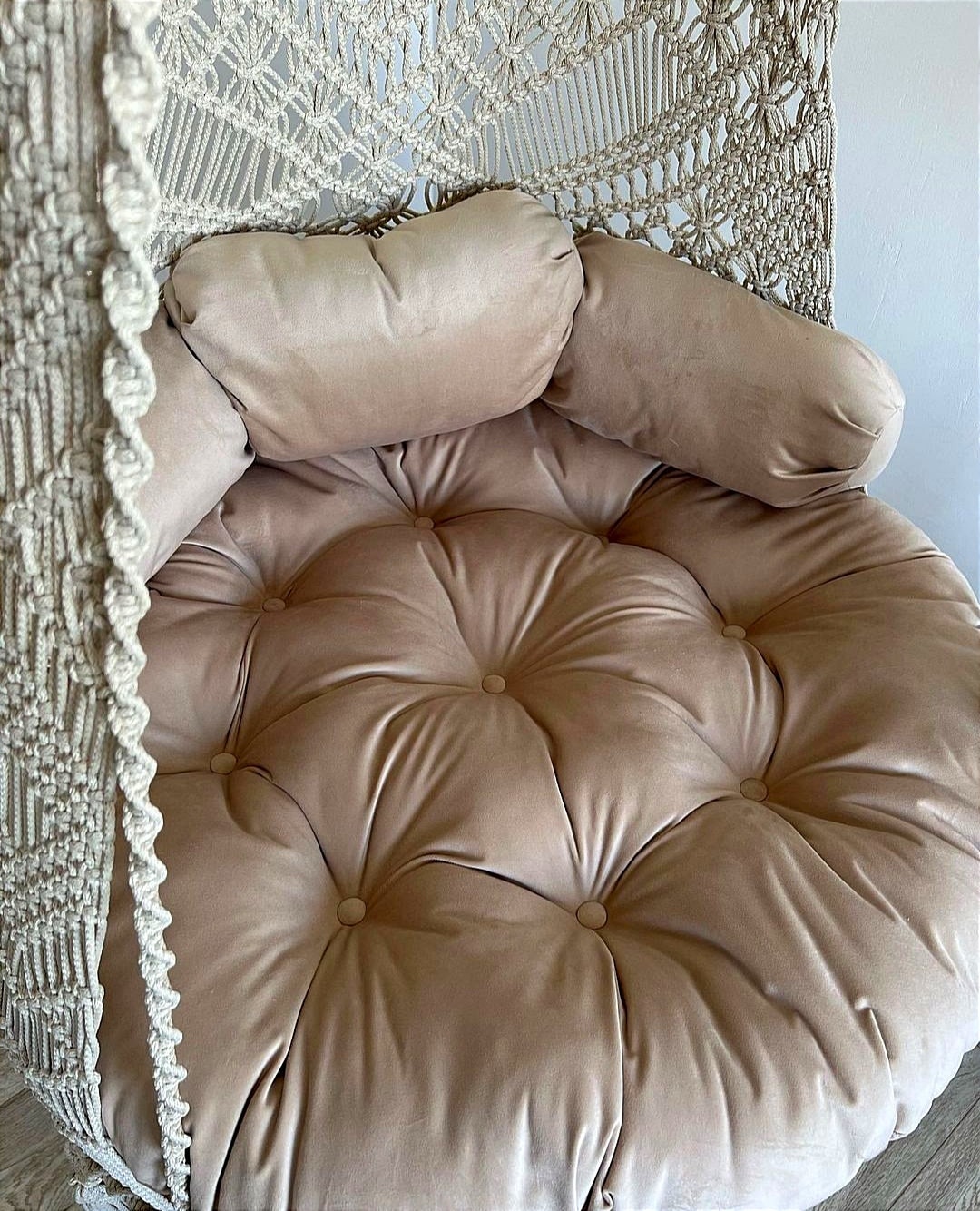 Macrame Swing Macrame Hanging Chair Macrame Patio Swing - Etsy