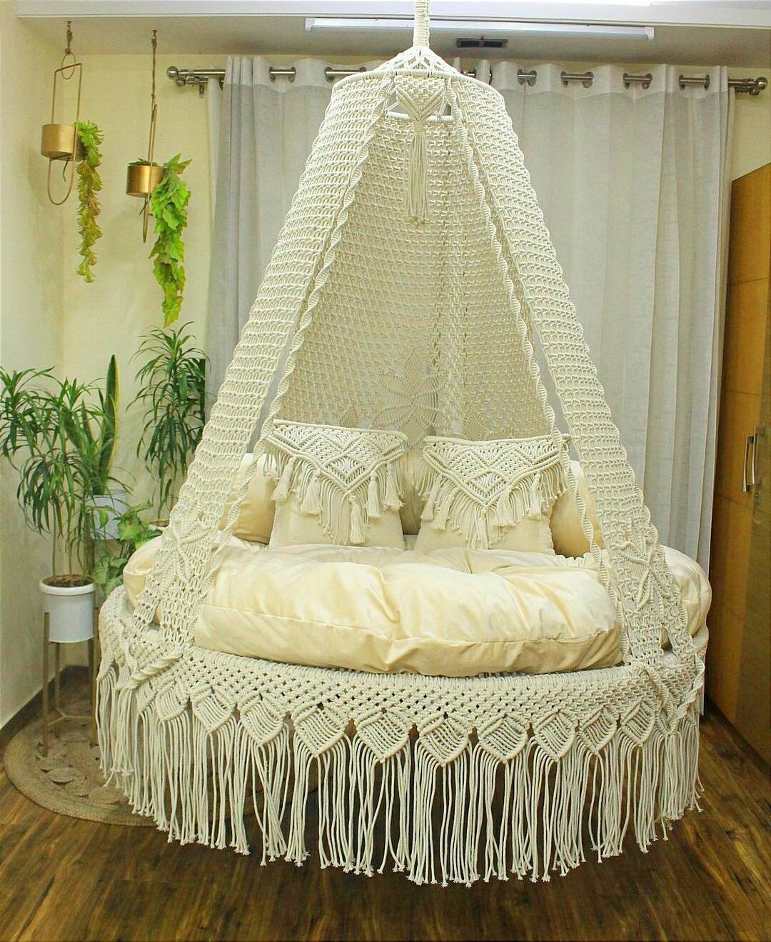 Macrame Double Seated Swing Chair Macrame Hanging Chair - Etsy