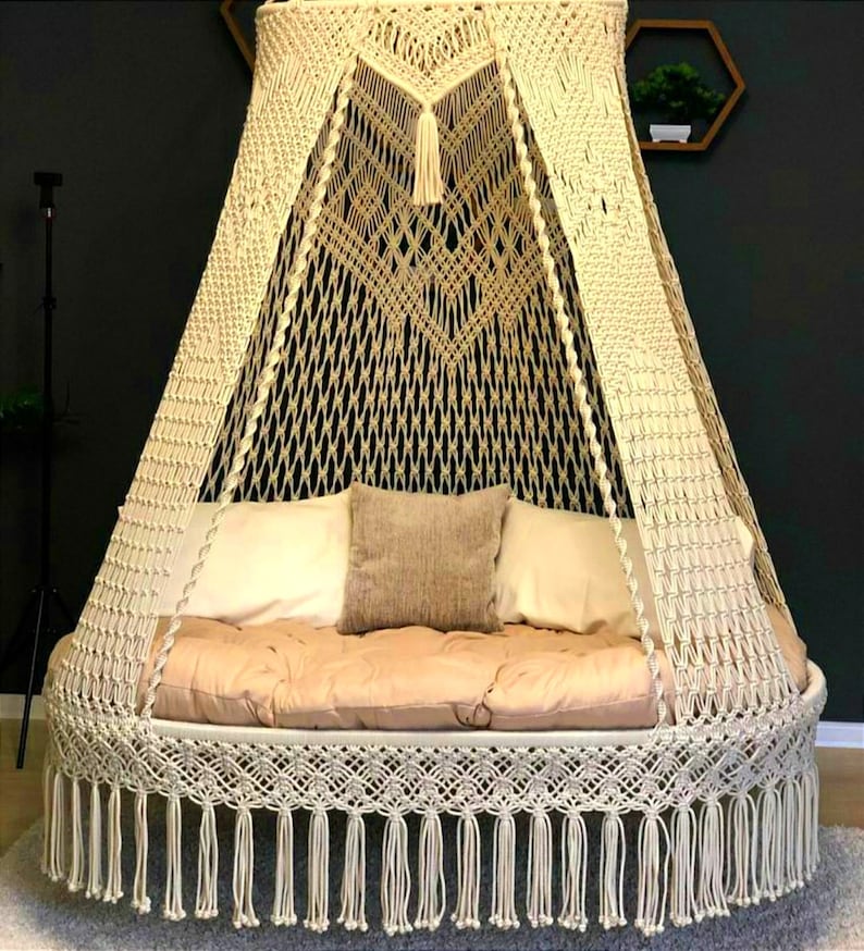 Macrame Double Seated Swing Chair Macrame Hanging Chair - Etsy