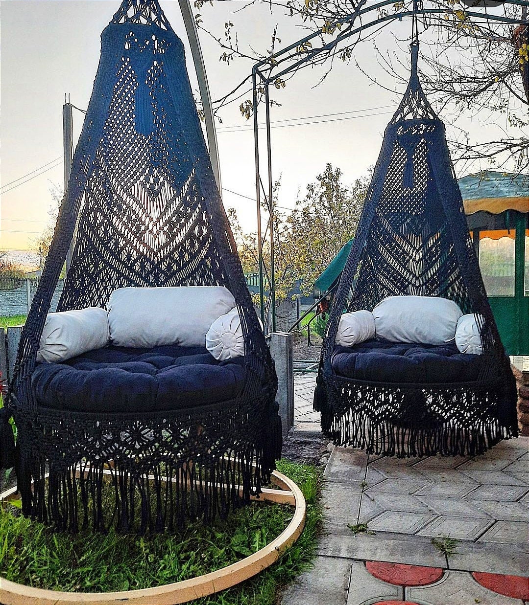 Beautiful Handmade Macrame Swing Porch Swing Bed Indoor - Etsy