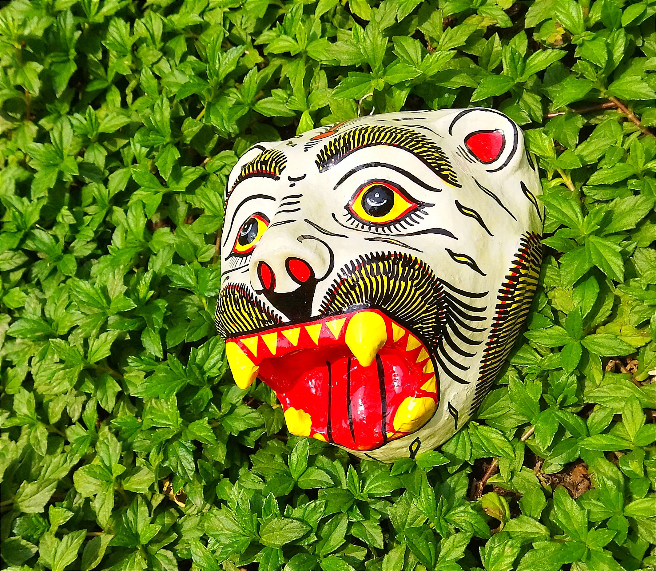Tiger Mask Bengal Tiger Mask Jungle Decor Tiger Mask, Handmade Mask ...