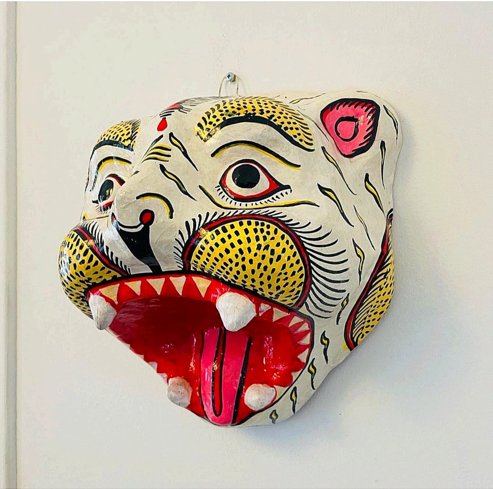 Tiger Mask| Bengal Tiger Mask| Jungle Decor Tiger Mask, Handmade Mask ...