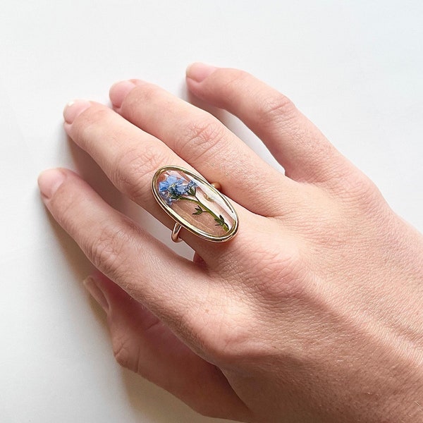 Forget Me Not Ring - Etsy