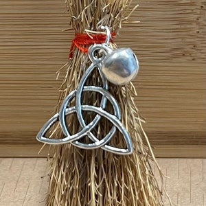 Bessom Hanging Ornament Besom Protection Charm Yule Decoration 9 ...