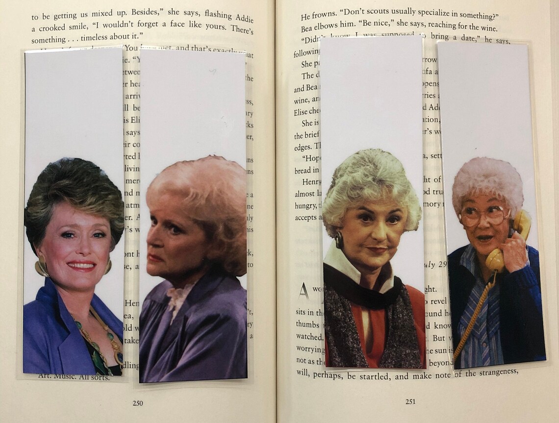 The Golden Girls Inspired Bookmarks - Etsy