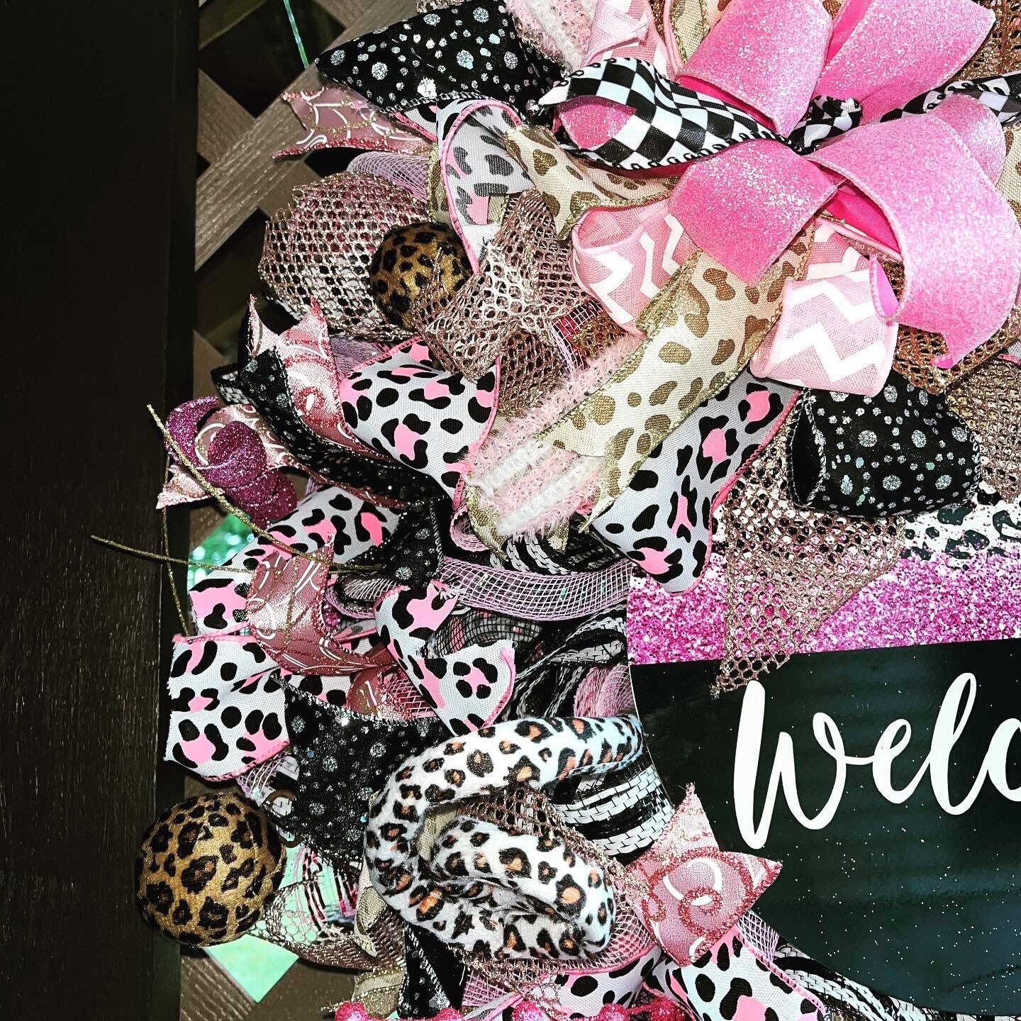 GORGEOUS Big BEAUTIFUL Deluxe BLING Princess Baby Girl Wreath Pink ...