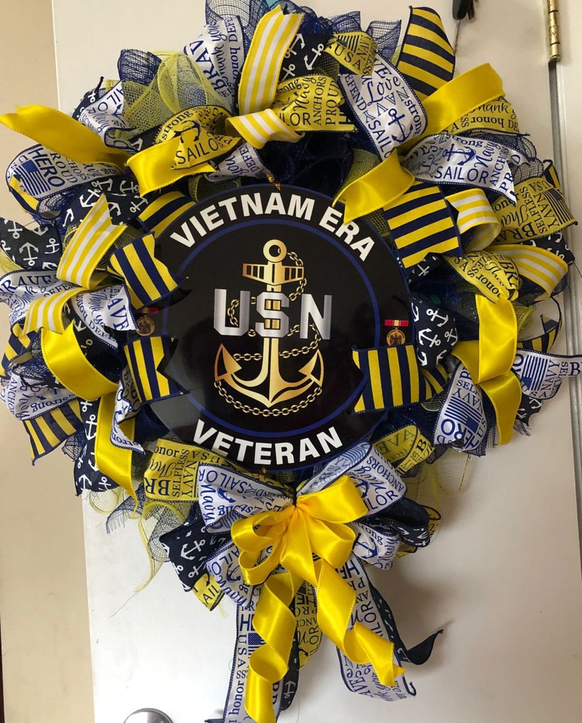 US Navy Wreath - Etsy