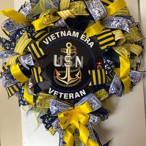US Navy Wreath - Etsy