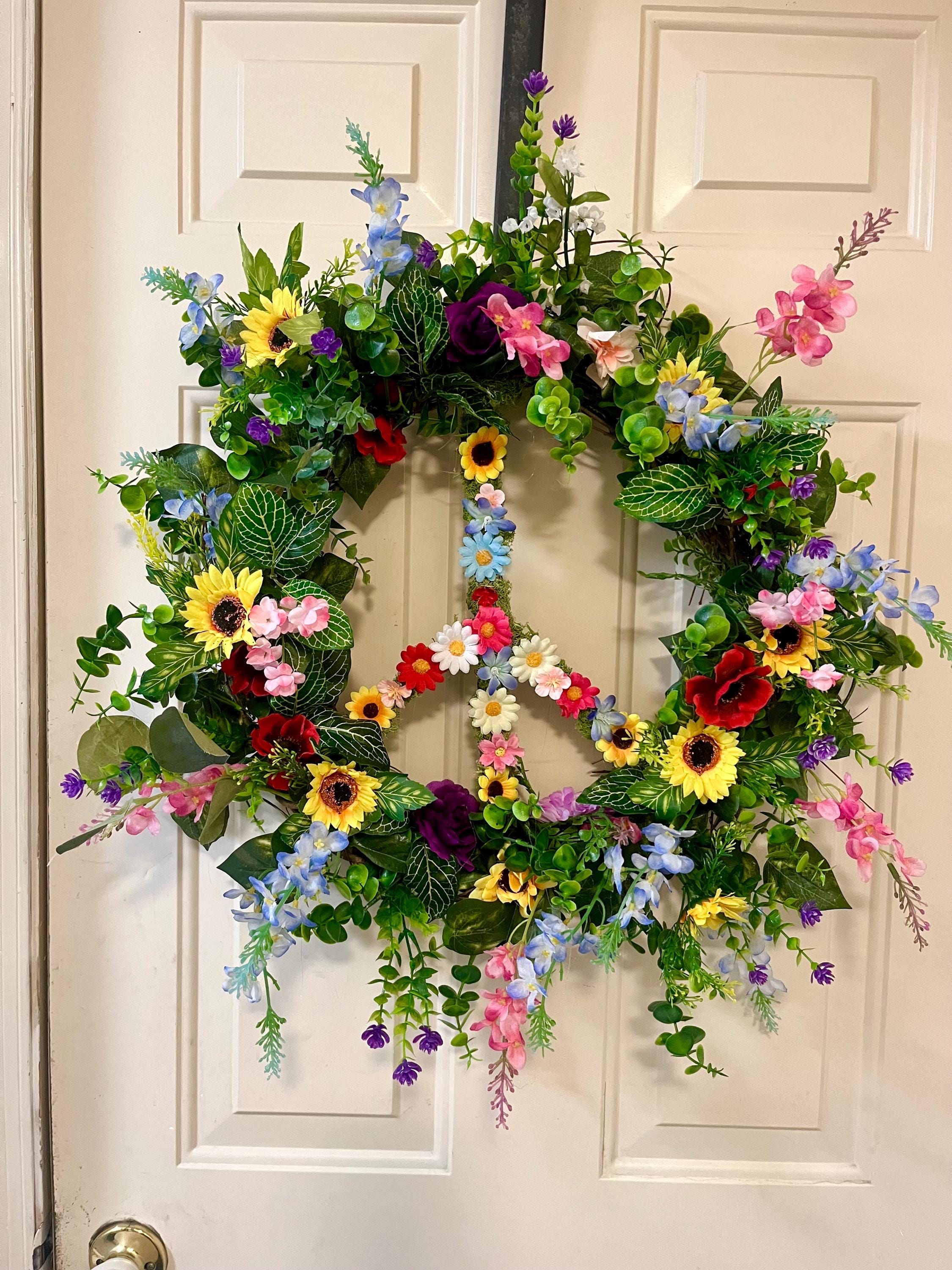 Peace Sign, Peace, Wildflower, Greenery,floral,grapevine, Spring ...