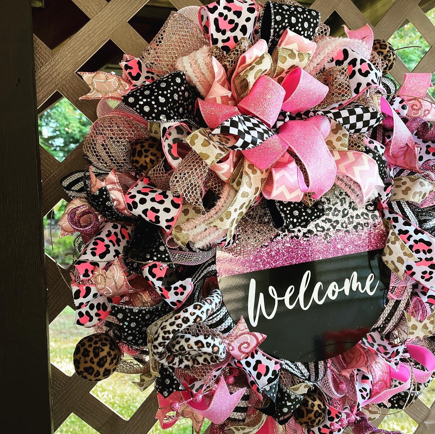 GORGEOUS Big BEAUTIFUL Deluxe BLING Princess Baby Girl Wreath Pink ...