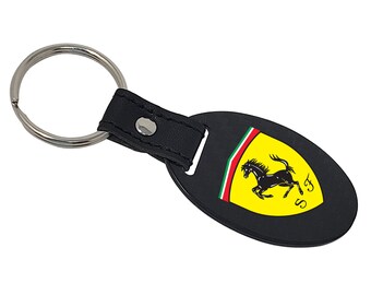 Blue Ferrari Keychain - Etsy