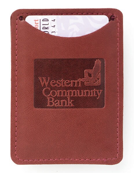 Leather Card Clip - Etsy