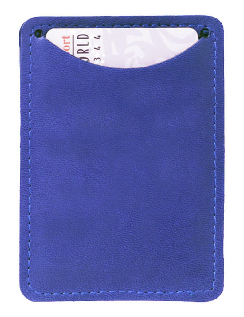 Leather Card Clip - Etsy