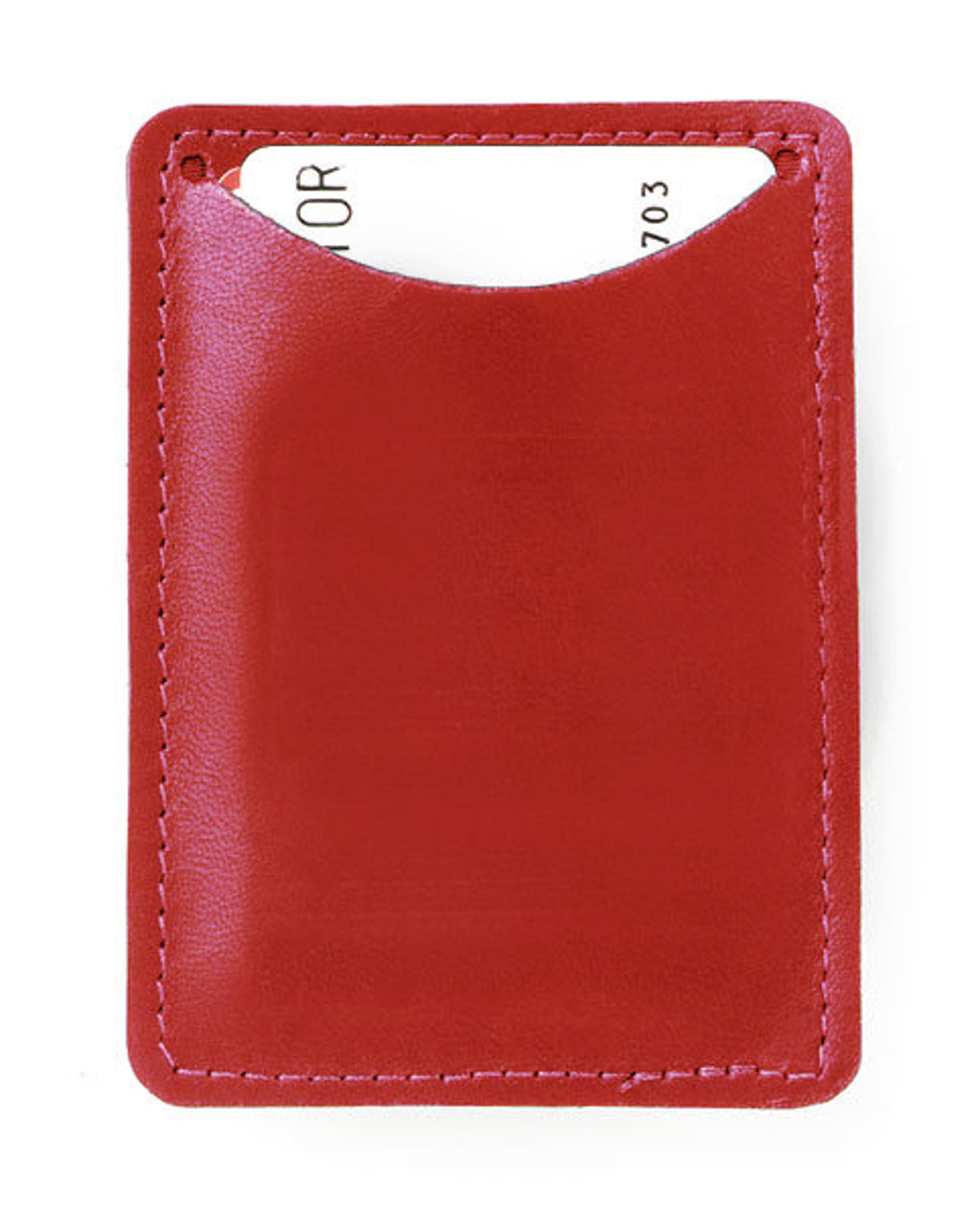 Leather Card Clip - Etsy