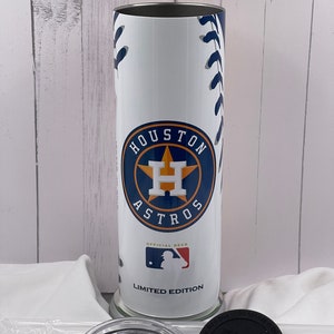 Houston Astros Baseball 20oz Stainless Steel Drink Tumbler - Etsy