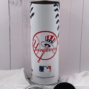 New York Yankees Baseball 20oz Stainless Steel Drink Tumbler - Etsy