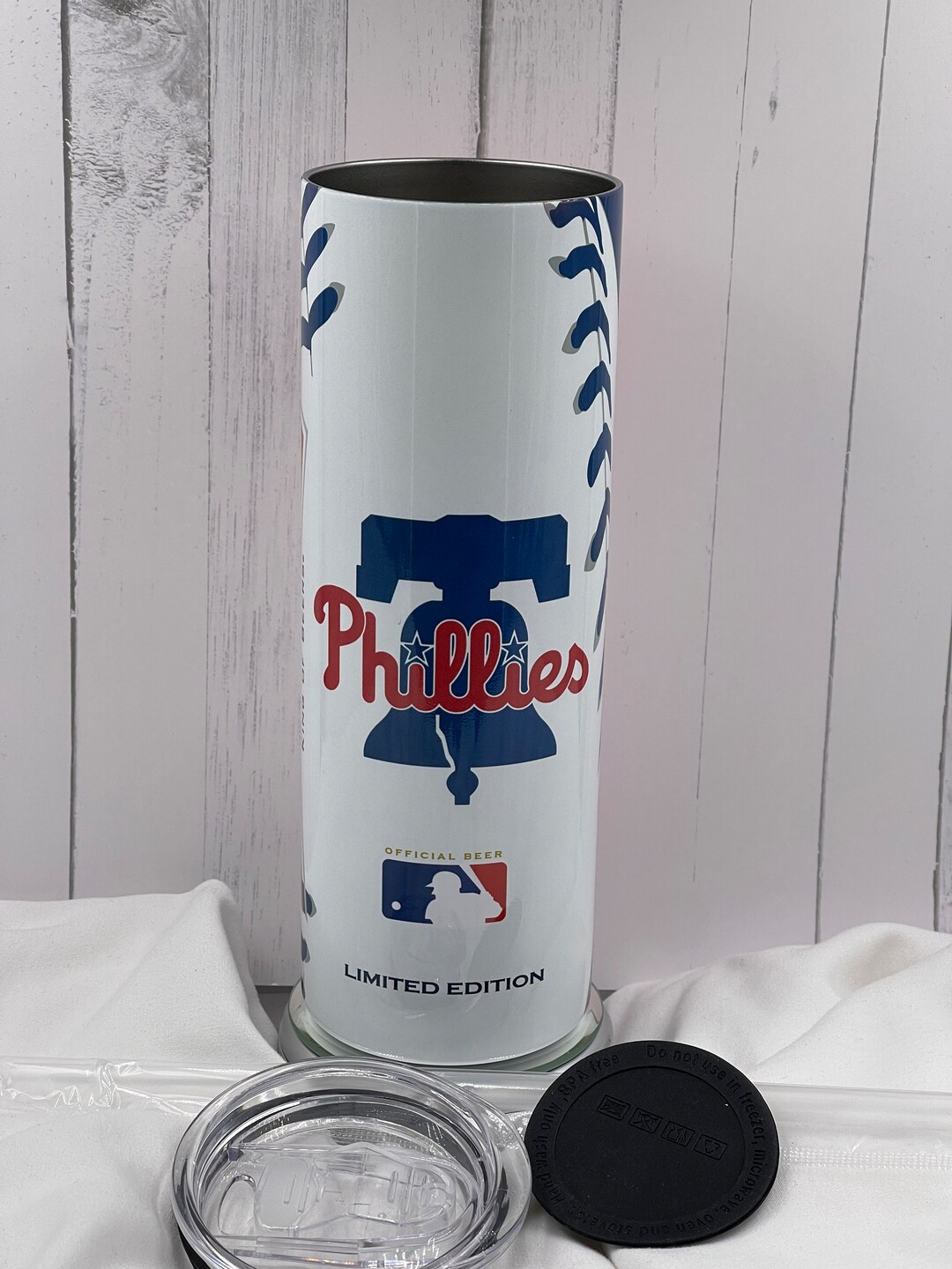 Philadelphia Phillies Baseball 20oz Stainless Steel Drink Tumbler - Etsy
