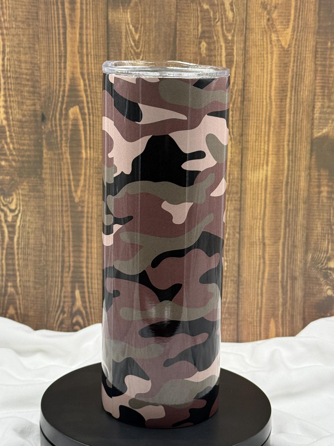 Camouflage 20oz. Skinny Drink Tumbler - Etsy