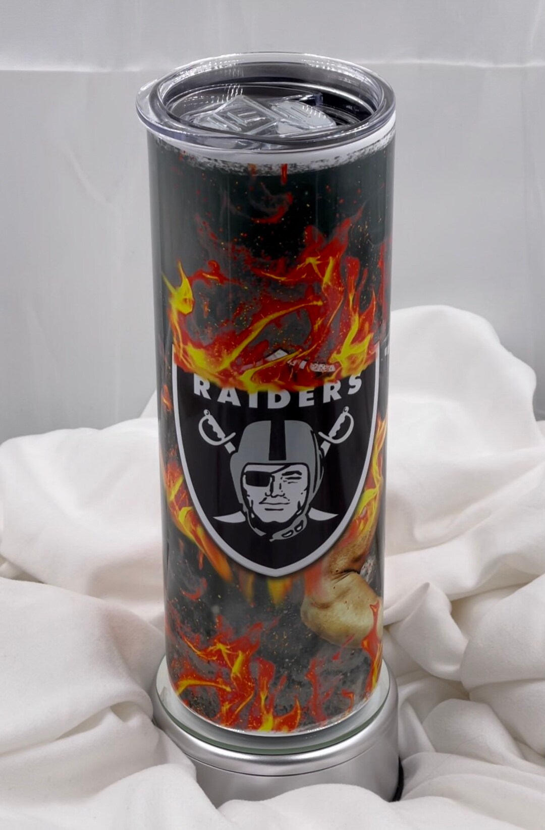 Las Vegas Raiders Inspired 20 Oz. Stainless Steel Tumbler - Etsy