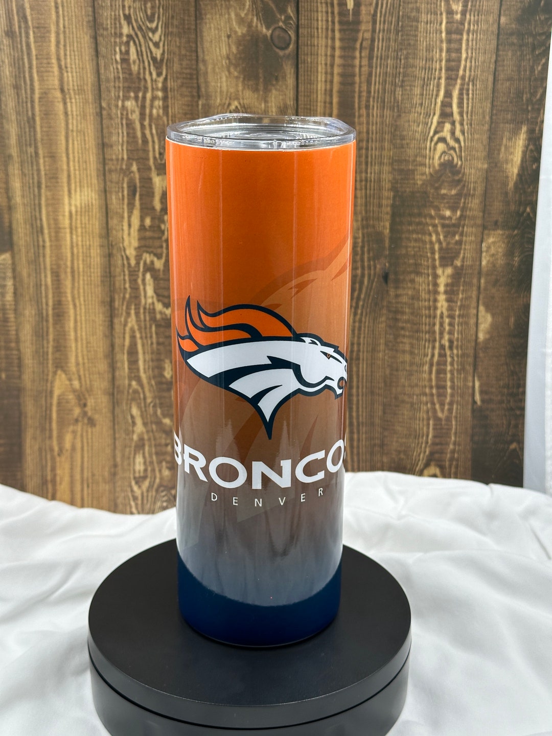 Denver Broncos 20 Oz. Stainless Steel Drink Tumbler - Etsy