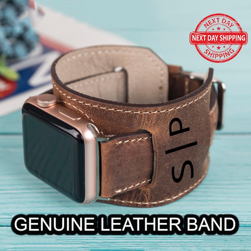 Wide Leather Cuff Usa - Etsy UK