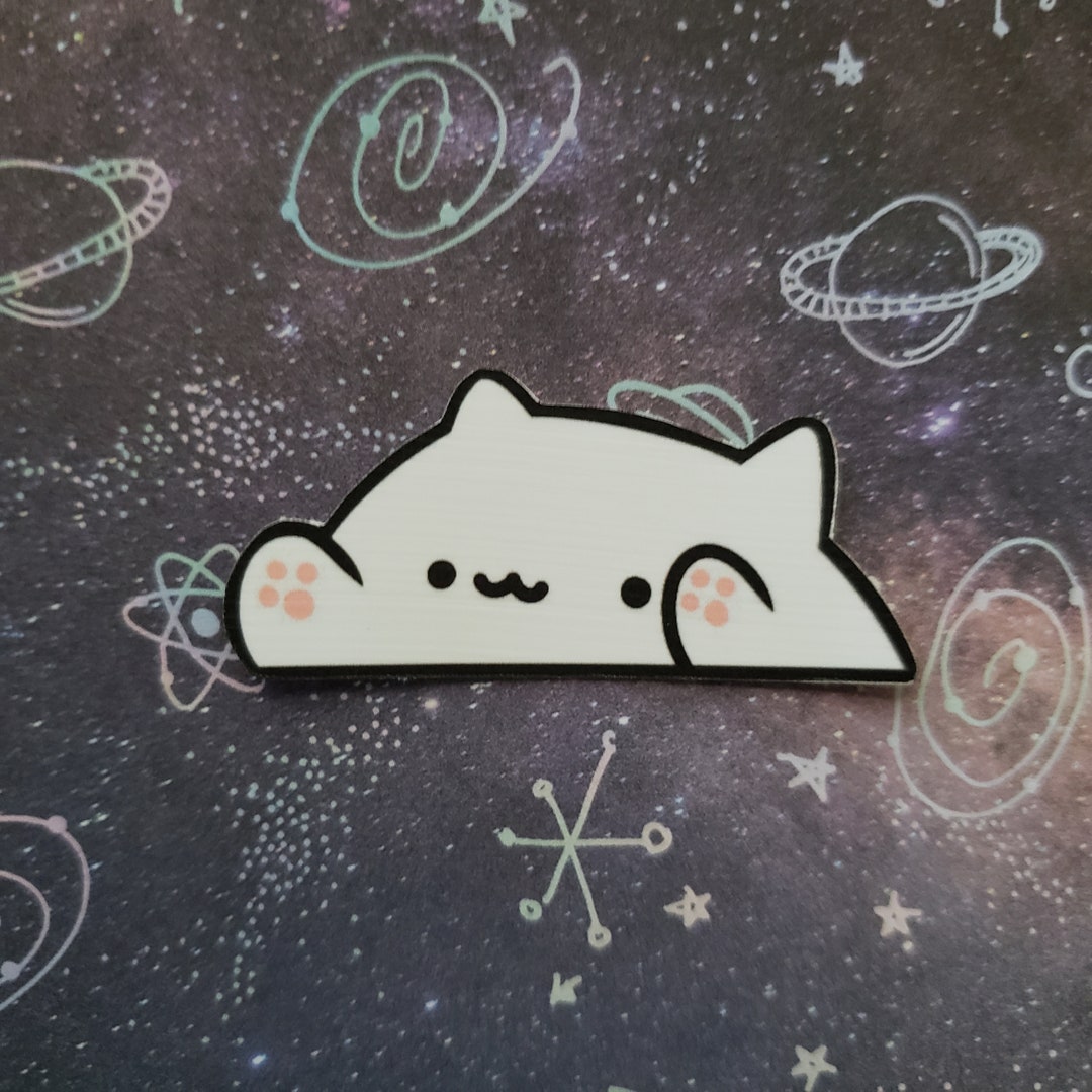 Bongo Cat Meme Sticker - Etsy UK