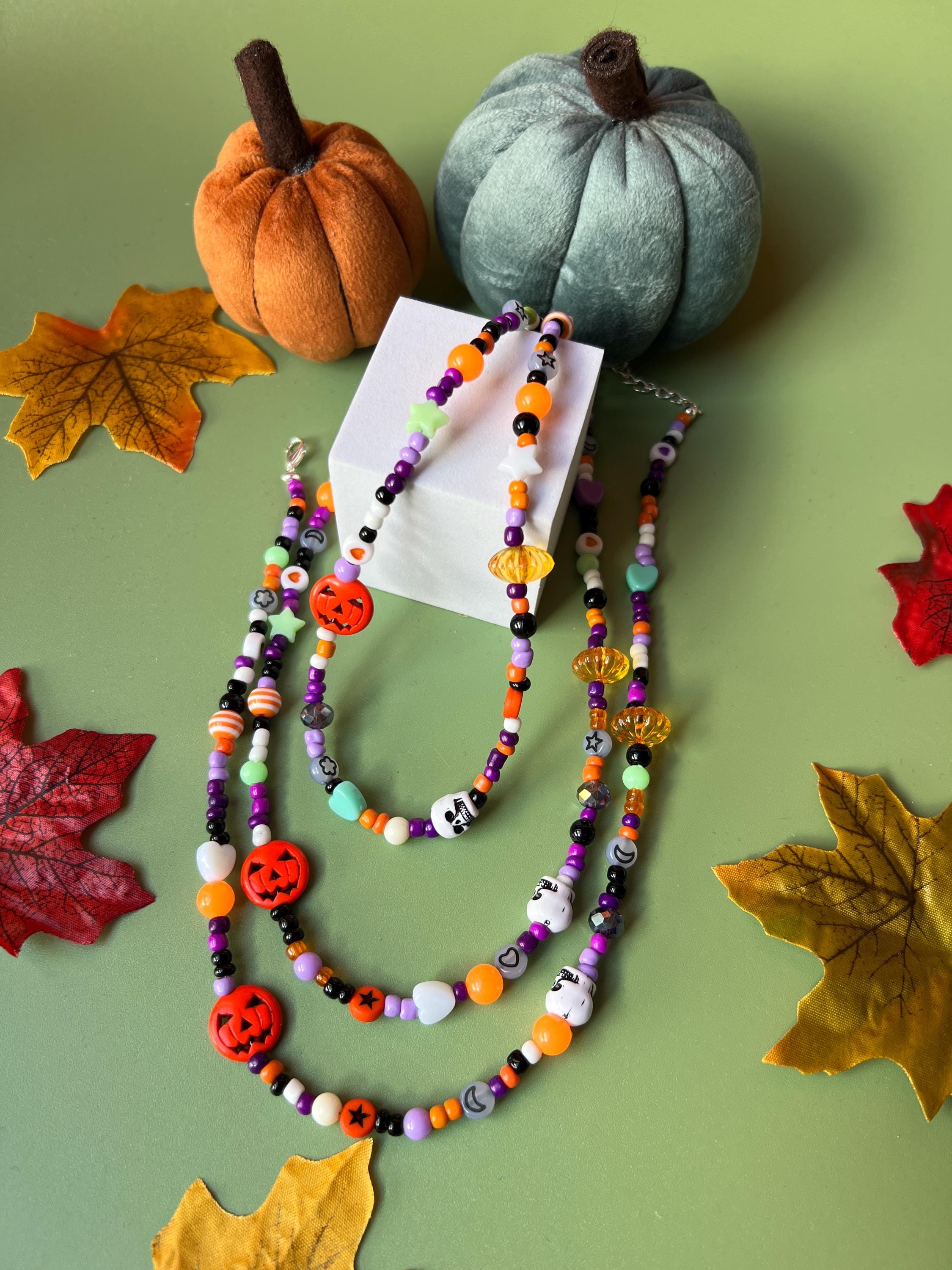 Halloween Sprinkles Bracciale In Fimo Con Charms Di Halloween ...