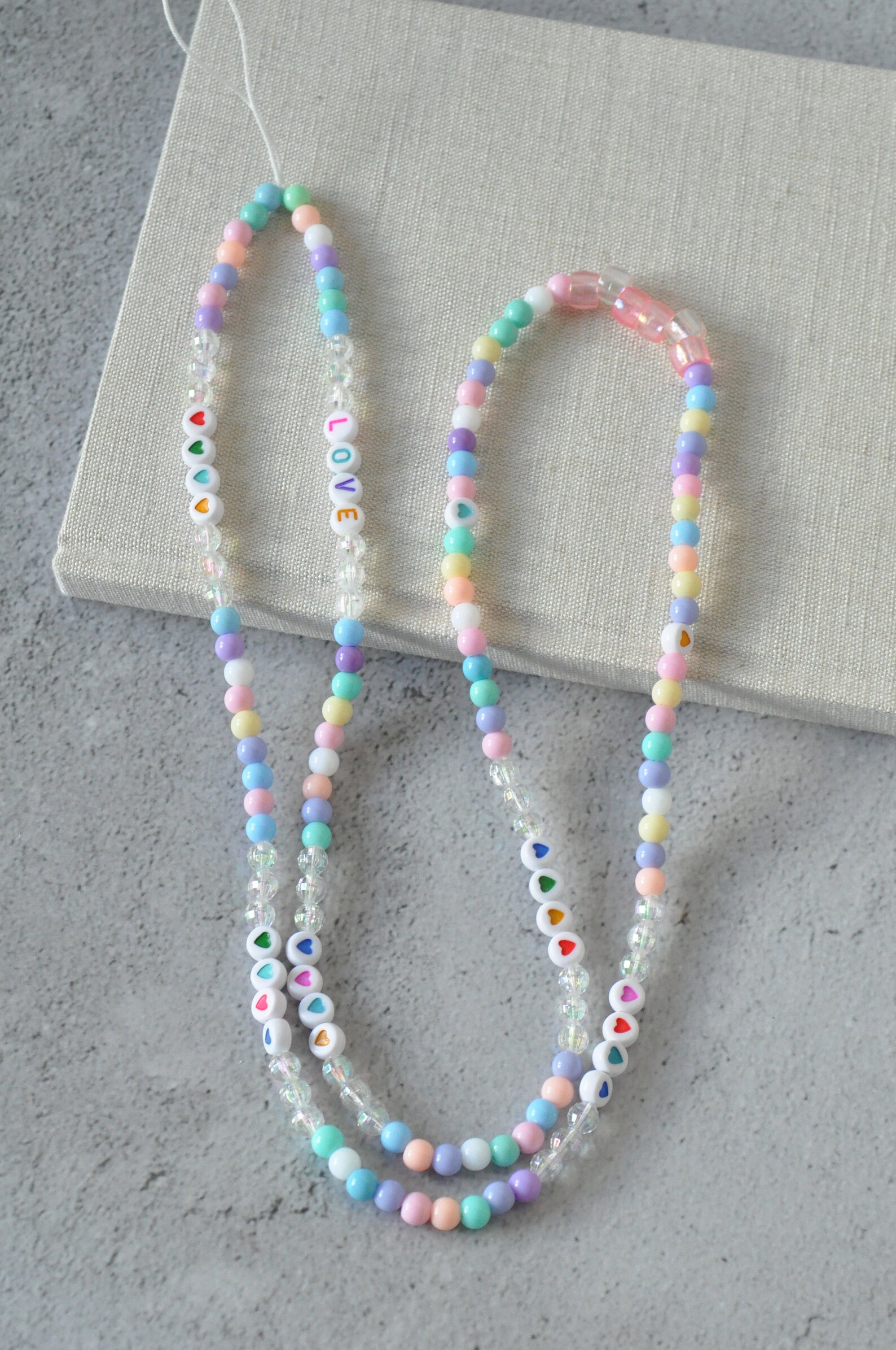 Cute Phone Charm Strap Pastel Beaded Phone Strap - Etsy UK