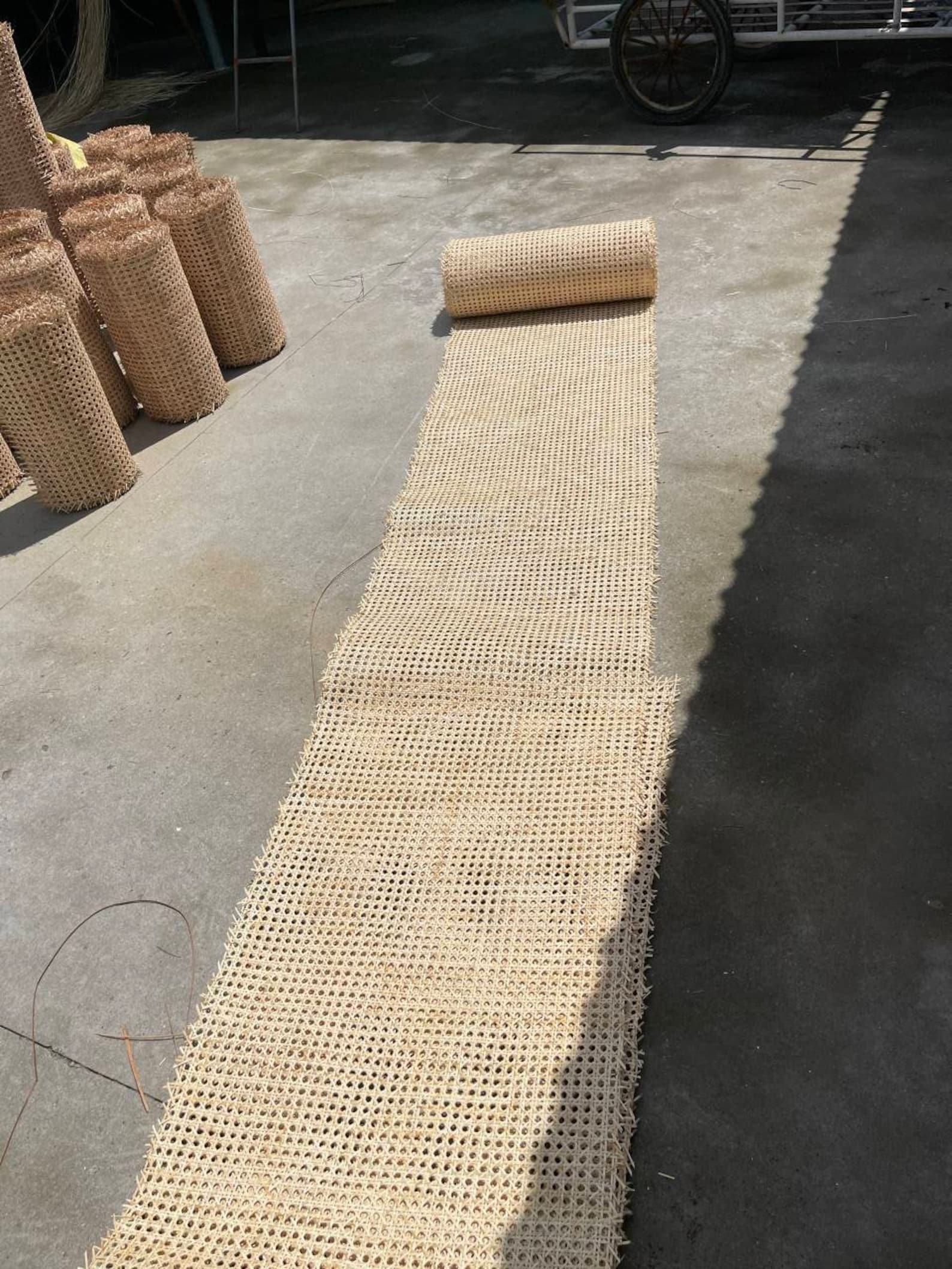 Hexagon Rattan Cane Webbing Roll 100% All Natural for Cane - Etsy