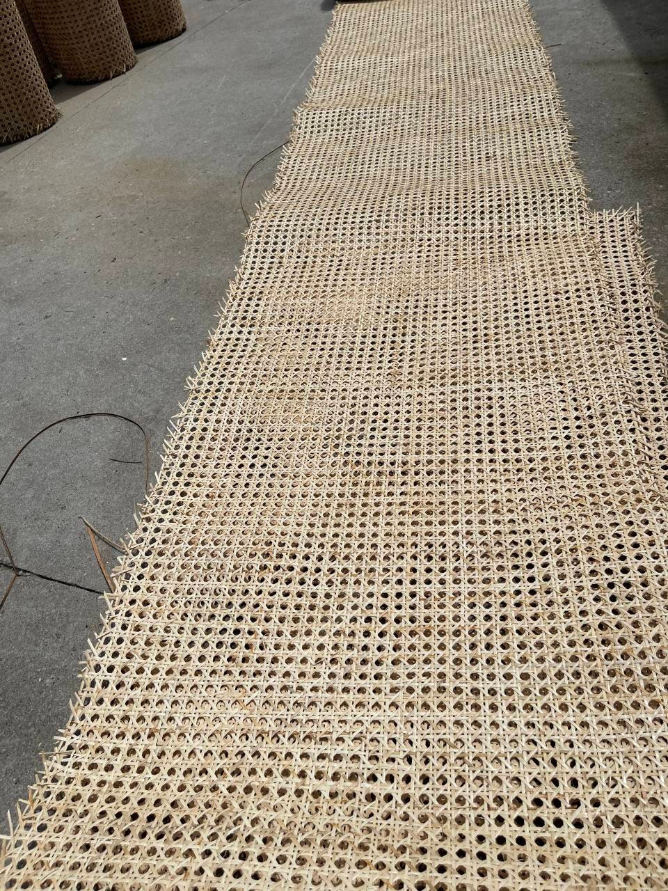 Hexagon Rattan Cane Webbing Roll 100% All Natural for Cane - Etsy