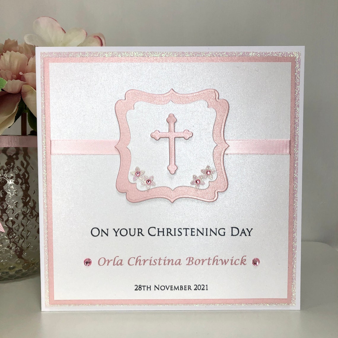 Luxury Handmade Personalised Christening, Baptism, Confirmation, First ...