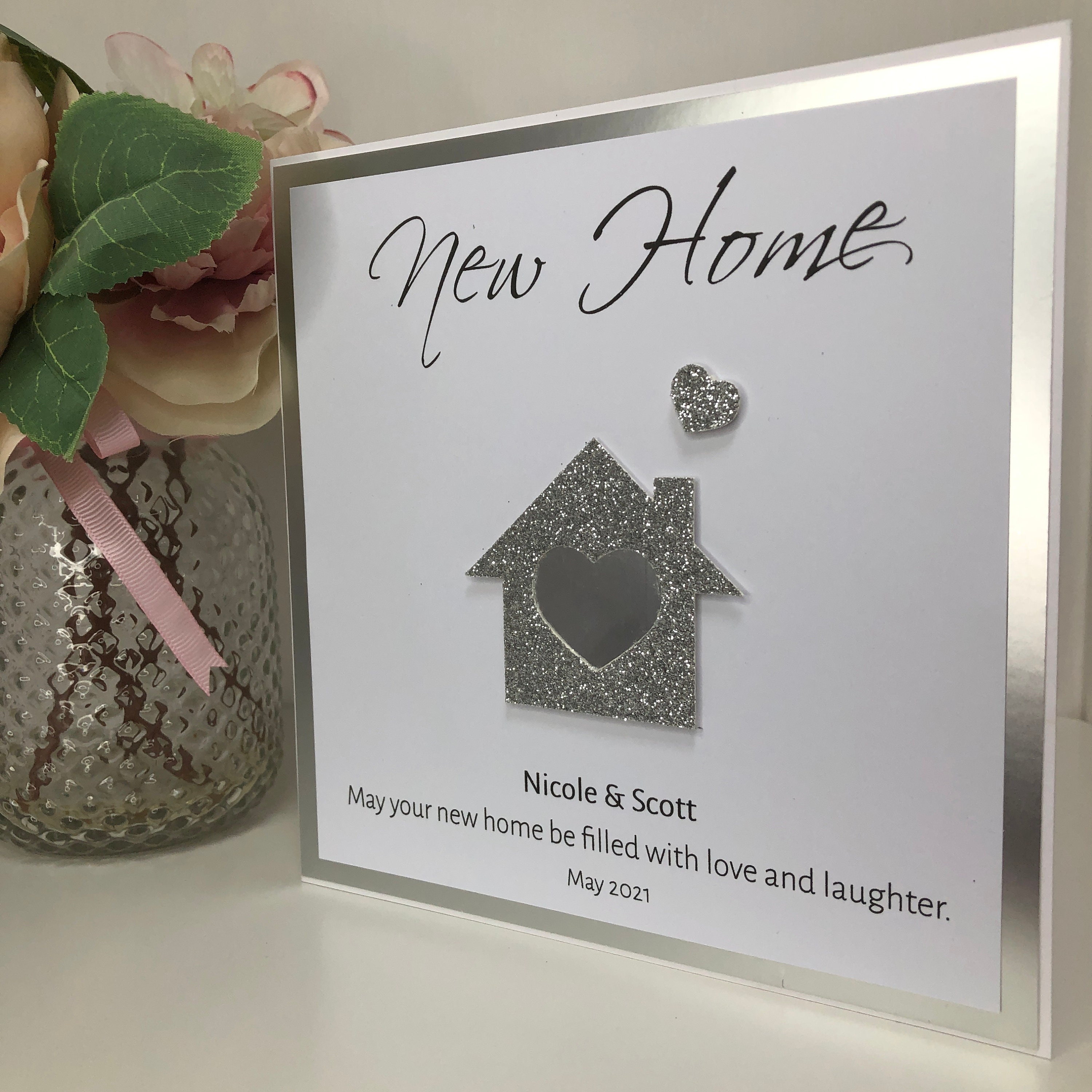 Personalised Handmade New Home Card - Etsy UK
