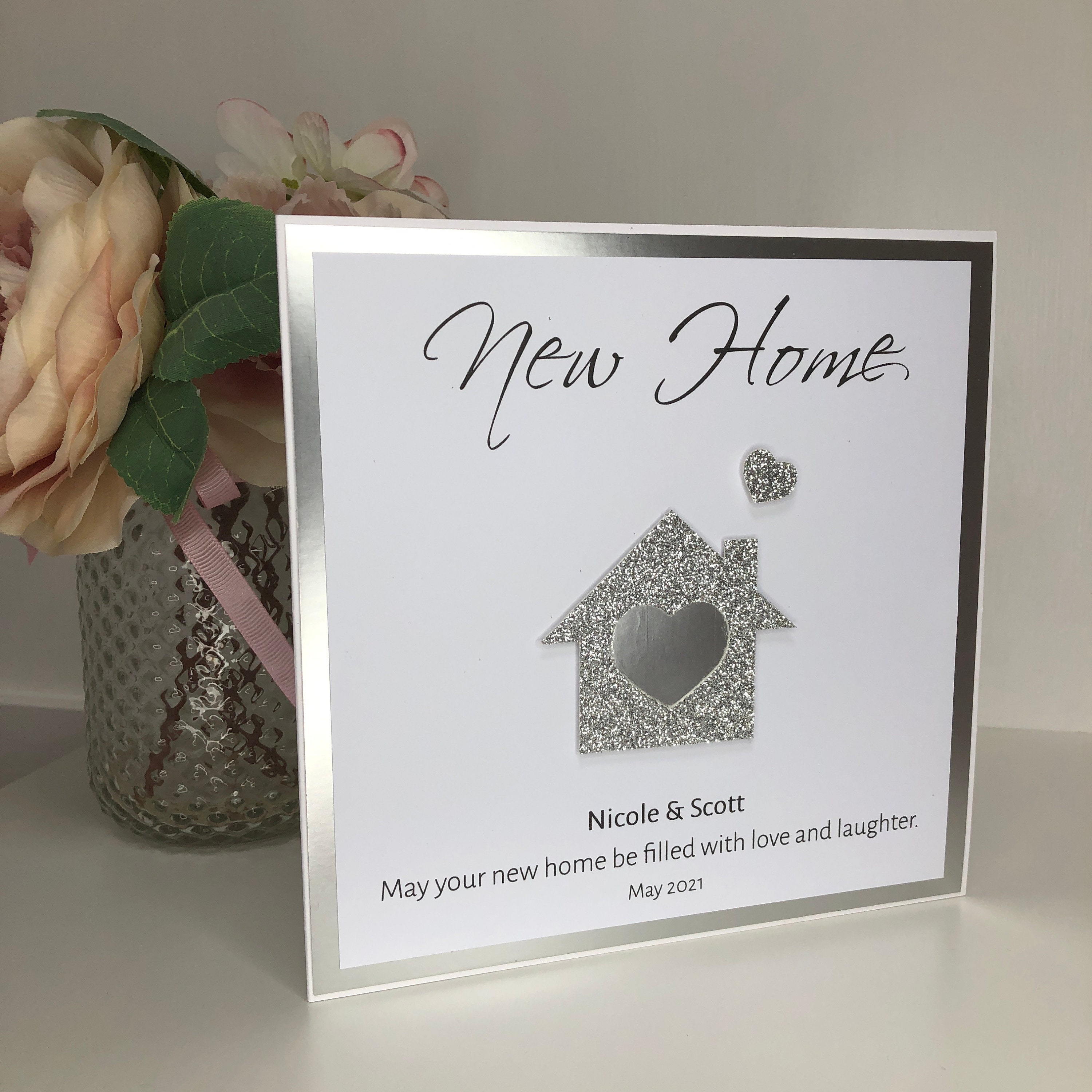 Personalised Handmade New Home Card - Etsy UK