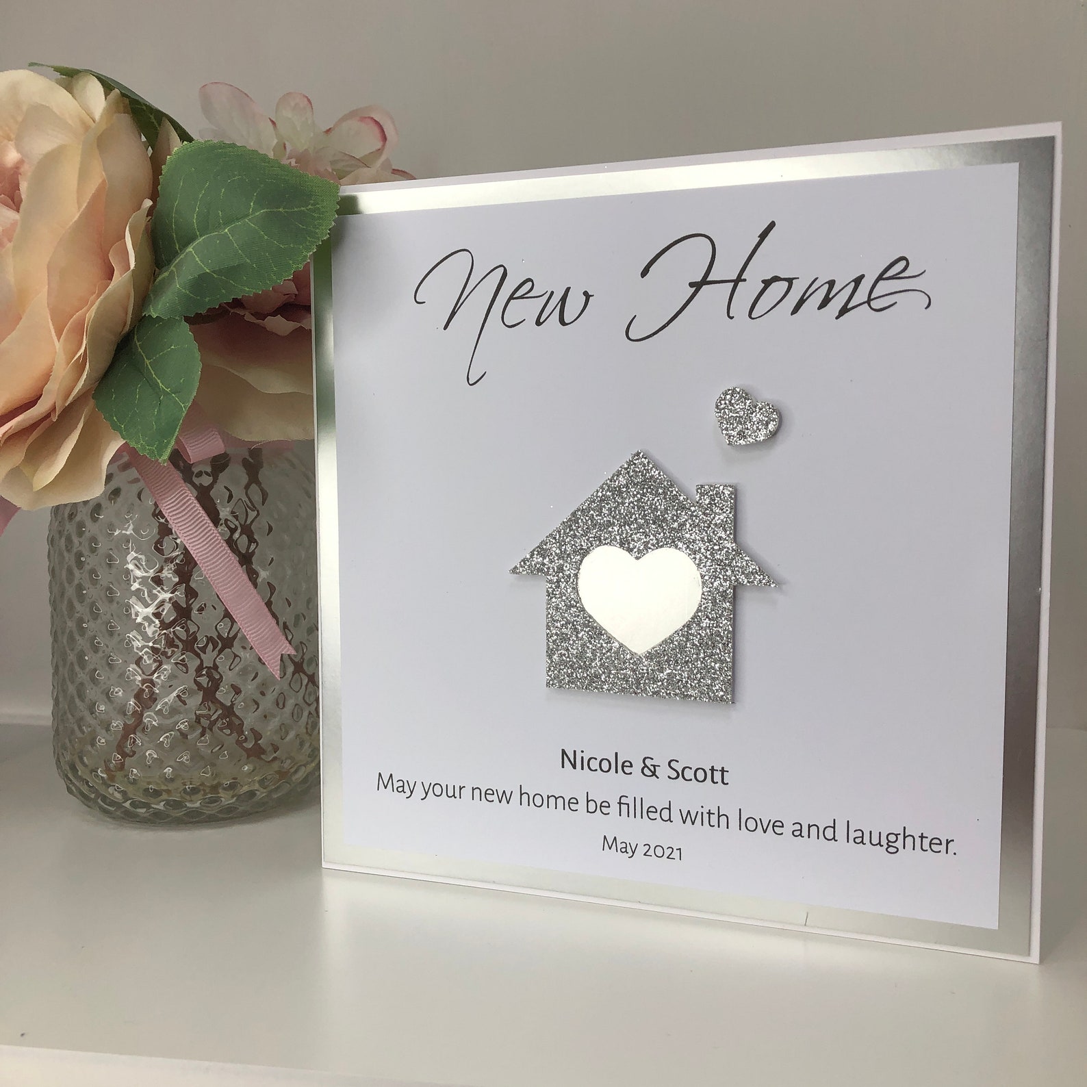 Personalised Handmade New Home Card - Etsy