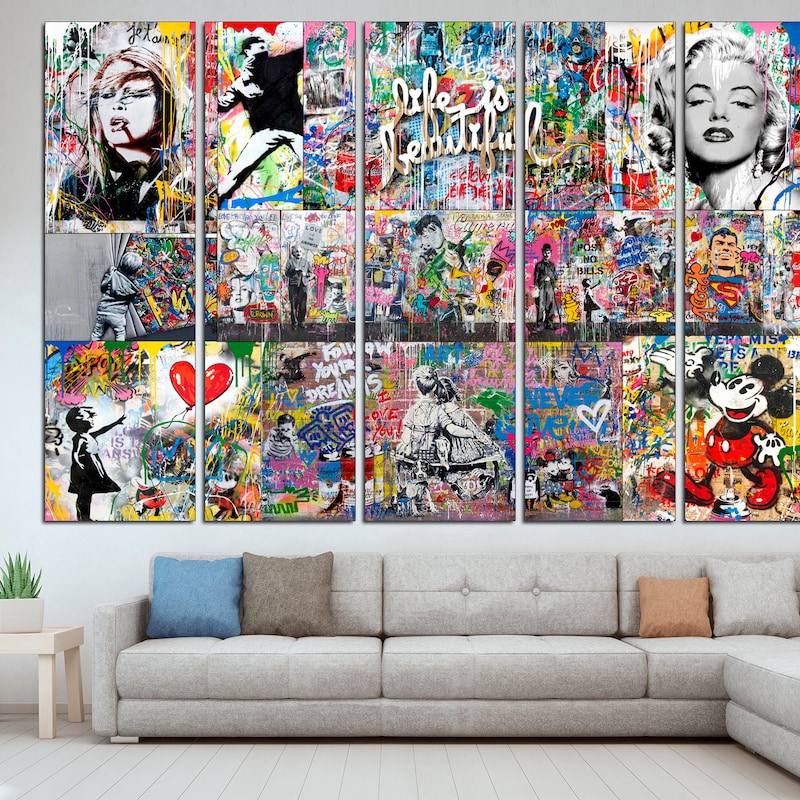 Pop Art Collage - Etsy