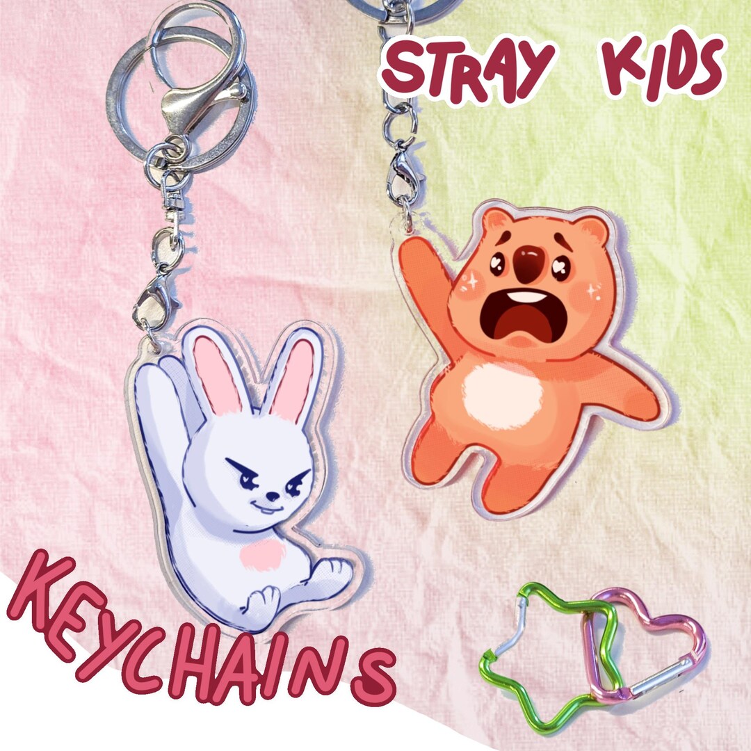 SKZOO Leebit & Han Quokka (keychains) - Etsy